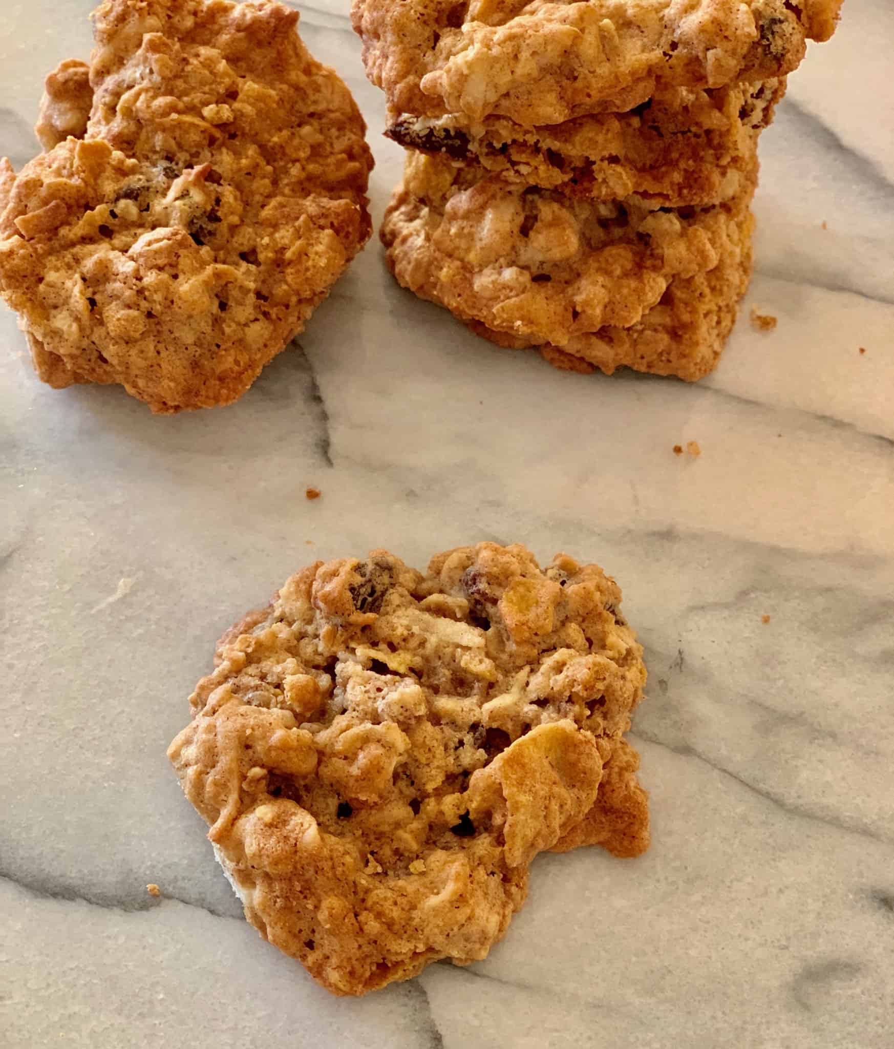 Grandma's Oatmeal Corn Flake Cookies - AllisonProper